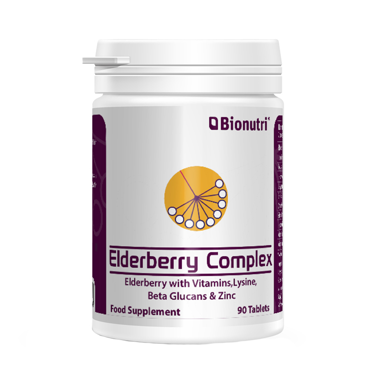 Bionutri Elderberry Complex 90 tabs - Natural Health Products